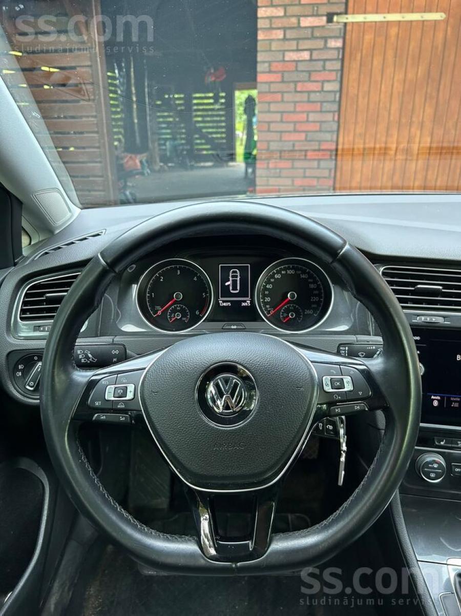 Pelēks Volkswagen Golf 2018 Cēsis, ar dzinēja tilpumu 1.60 L un nobraukumu 124 tūkst. km par 9299 €, foto 9 vietnē AUTOMOTO.COM.LV