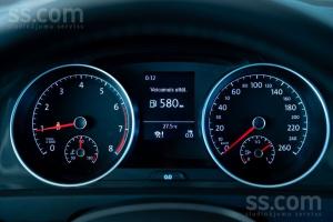 Grey Volkswagen Golf 2018 in Riga, with an engine capacity of 1.40 L and mileage of 191 thousand km for 6790 €, photo 12 on AUTOMOTO.COM.LV