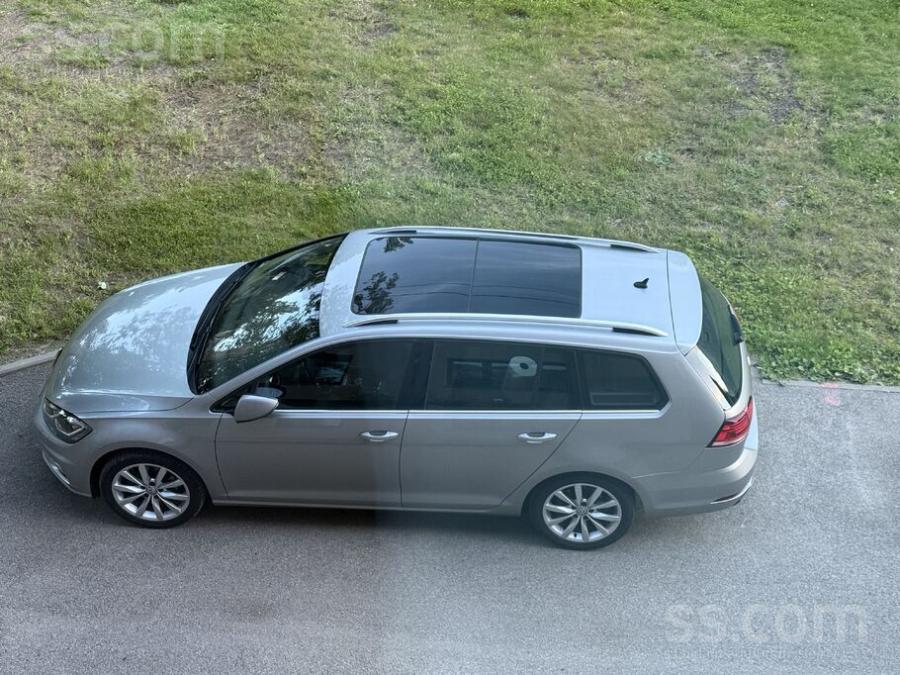 Grey Volkswagen Golf 2018 in Riga, with an engine capacity of 2.00 L and mileage of 292 thousand km for 12100 €, photo 10 on AUTOMOTO.COM.LV