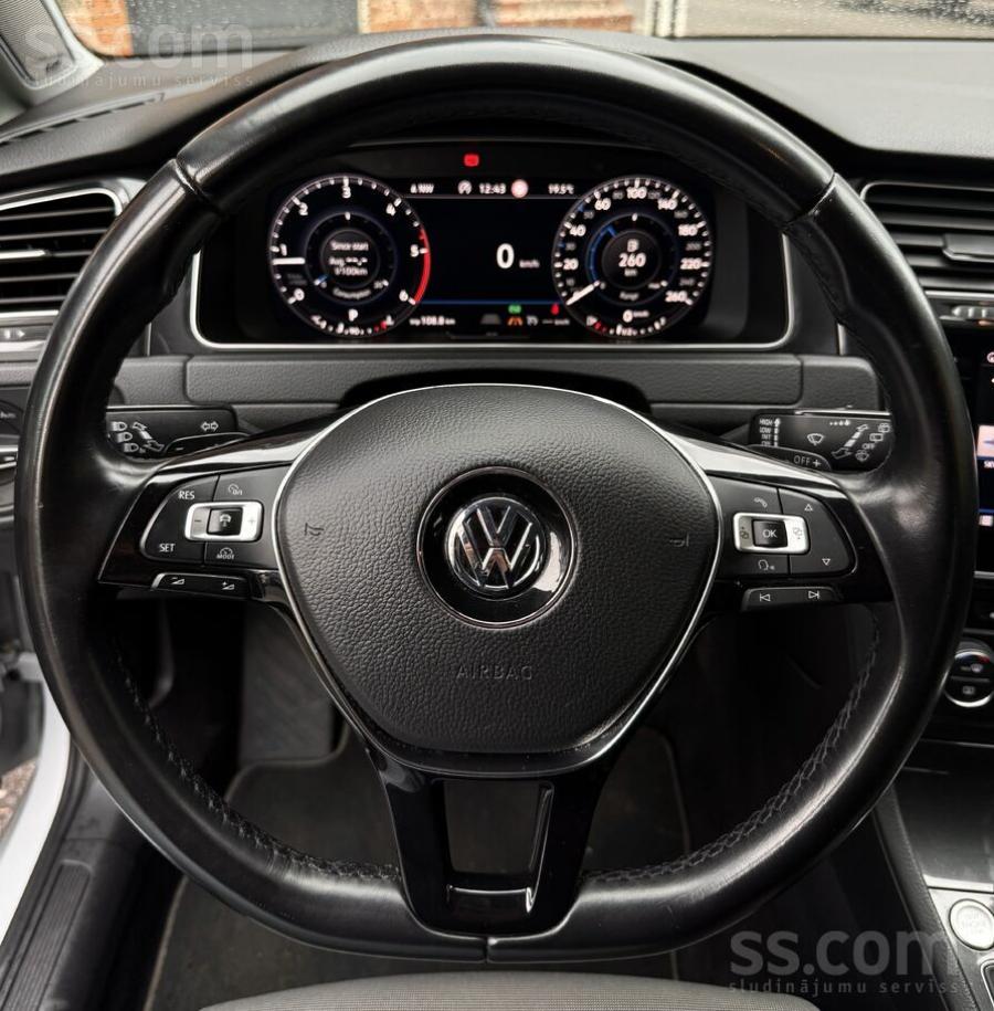 Pelēks Volkswagen Golf 2018 Tallina, ar dzinēja tilpumu 1.60 L un nobraukumu 230 tūkst. km par 11999 €, foto 27 vietnē AUTOMOTO.COM.LV