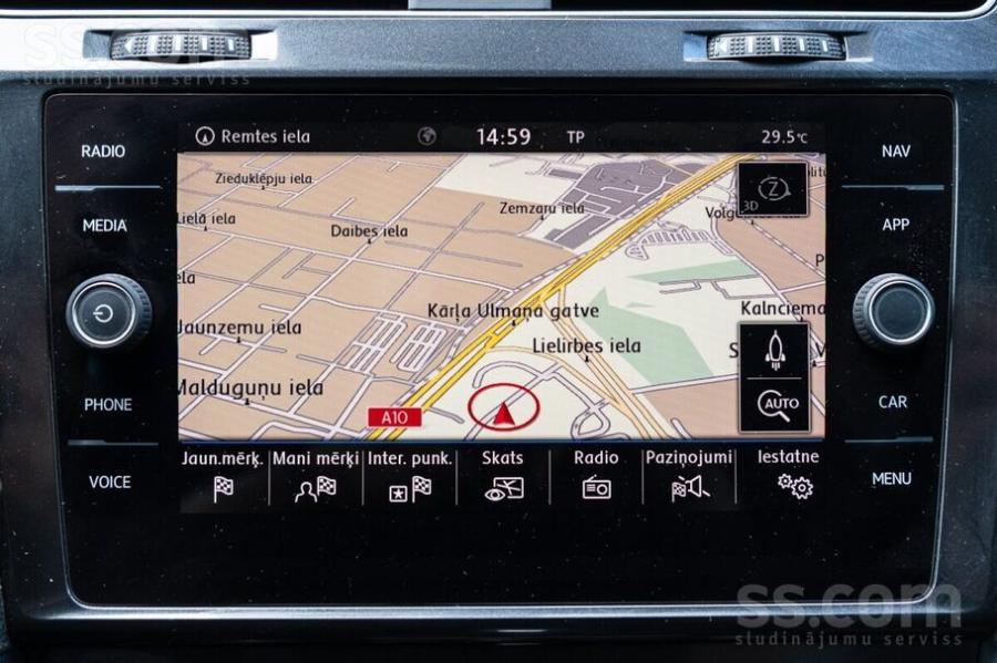 Pelēks Volkswagen Golf 2018 Rīga, ar dzinēja tilpumu 1.60 L un nobraukumu 237 tūkst. km par 10650 €, foto 12 vietnē AUTOMOTO.COM.LV