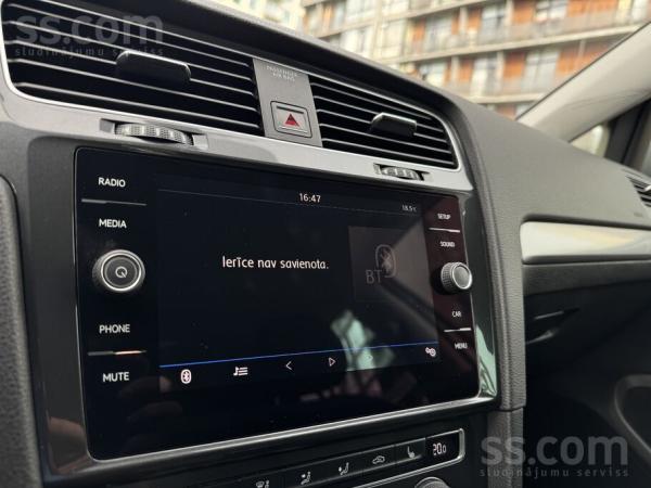 Grey Volkswagen Golf 2018 in Riga, with an engine capacity of 1.60 L and mileage of 269 thousand km for 5990 €, photo 9 on AUTOMOTO.COM.LV