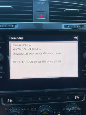Grey Volkswagen Golf 2018 in Tartu, with an engine capacity of 1.40 L and mileage of 113 thousand km for 11990 €, photo 13 on AUTOMOTO.COM.LV