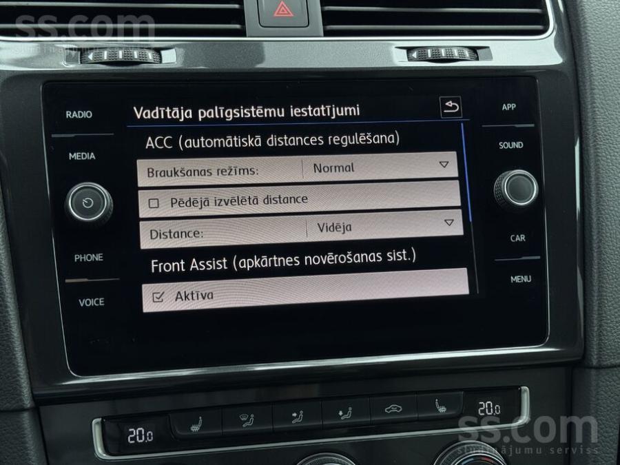 Pelēks Volkswagen Golf 2018 Valmiera, ar dzinēja tilpumu 1.50 L un nobraukumu 140 tūkst. km par 9900 €, foto 14 vietnē AUTOMOTO.COM.LV