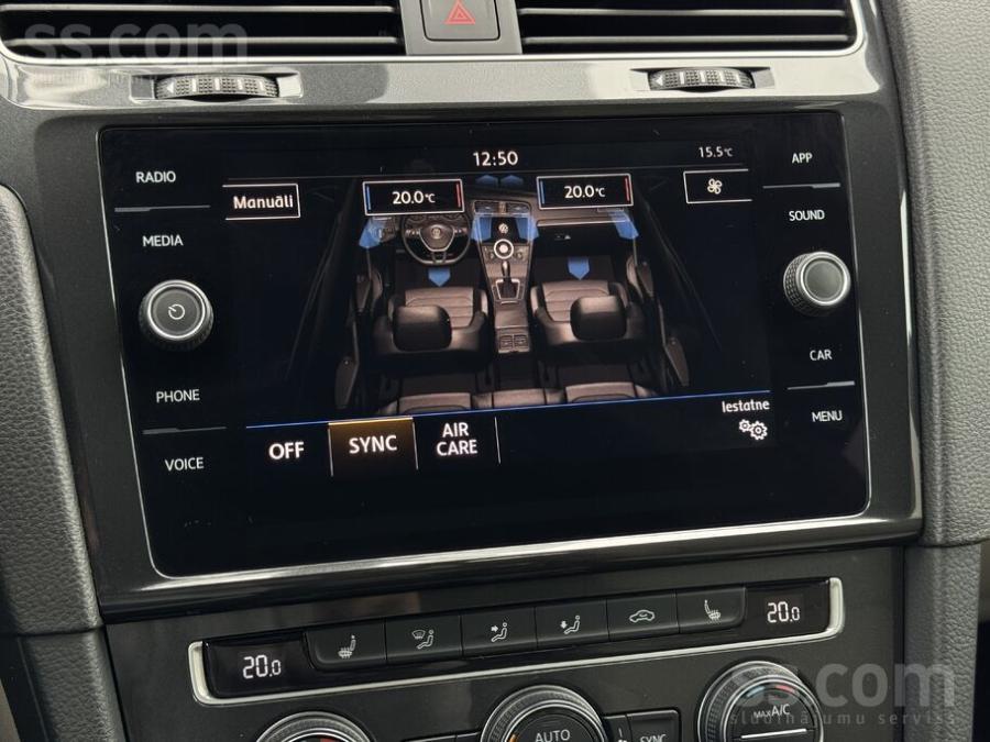 Pelēks Volkswagen Golf 2018 Valmiera, ar dzinēja tilpumu 1.50 L un nobraukumu 140 tūkst. km par 9900 €, foto 18 vietnē AUTOMOTO.COM.LV