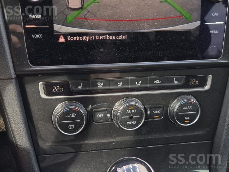 Pelēks Volkswagen Golf 2018 Rīga, ar dzinēja tilpumu 1.50 L un nobraukumu 119 tūkst. km par 10990 €, foto 15 vietnē AUTOMOTO.COM.LV