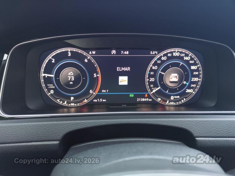 Pelēks Volkswagen Golf 2018 Paide, ar dzinēja tilpumu 1.60 L un nobraukumu 214 tūkst. km par 8990 €, foto 20 vietnē AUTOMOTO.COM.LV