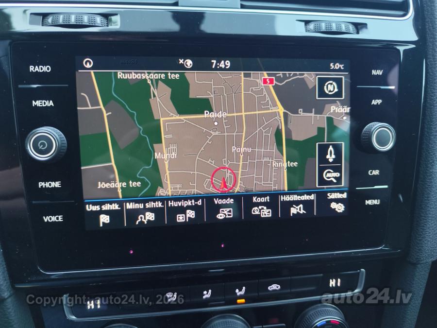 Pelēks Volkswagen Golf 2018 Paide, ar dzinēja tilpumu 1.60 L un nobraukumu 214 tūkst. km par 8990 €, foto 22 vietnē AUTOMOTO.COM.LV