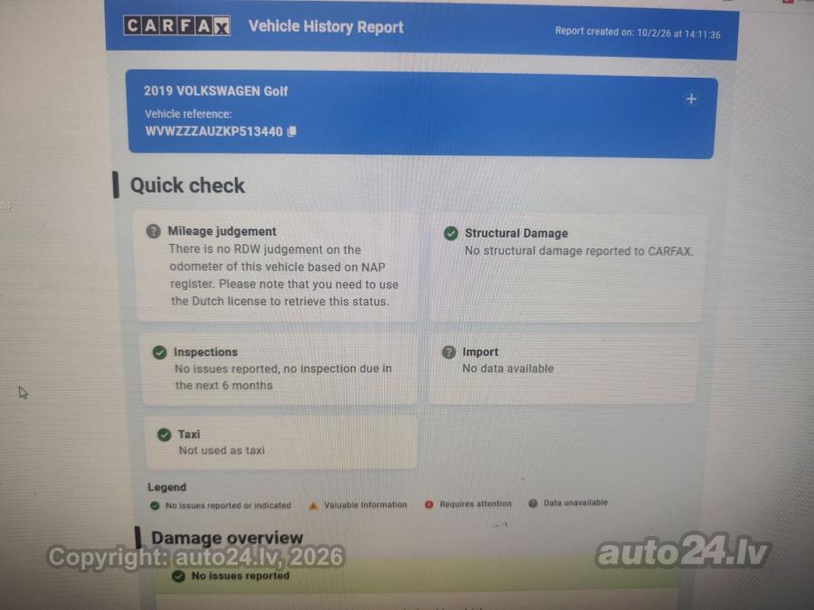 Pelēks Volkswagen Golf 2018 Paide, ar dzinēja tilpumu 1.60 L un nobraukumu 214 tūkst. km par 8990 €, foto 30 vietnē AUTOMOTO.COM.LV