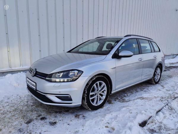 Grey Volkswagen Golf 2019 in Vilnius, with an engine capacity of 1.50 L and mileage of 101 thousand km for 11950 €, photo 1 on AUTOMOTO.COM.LV