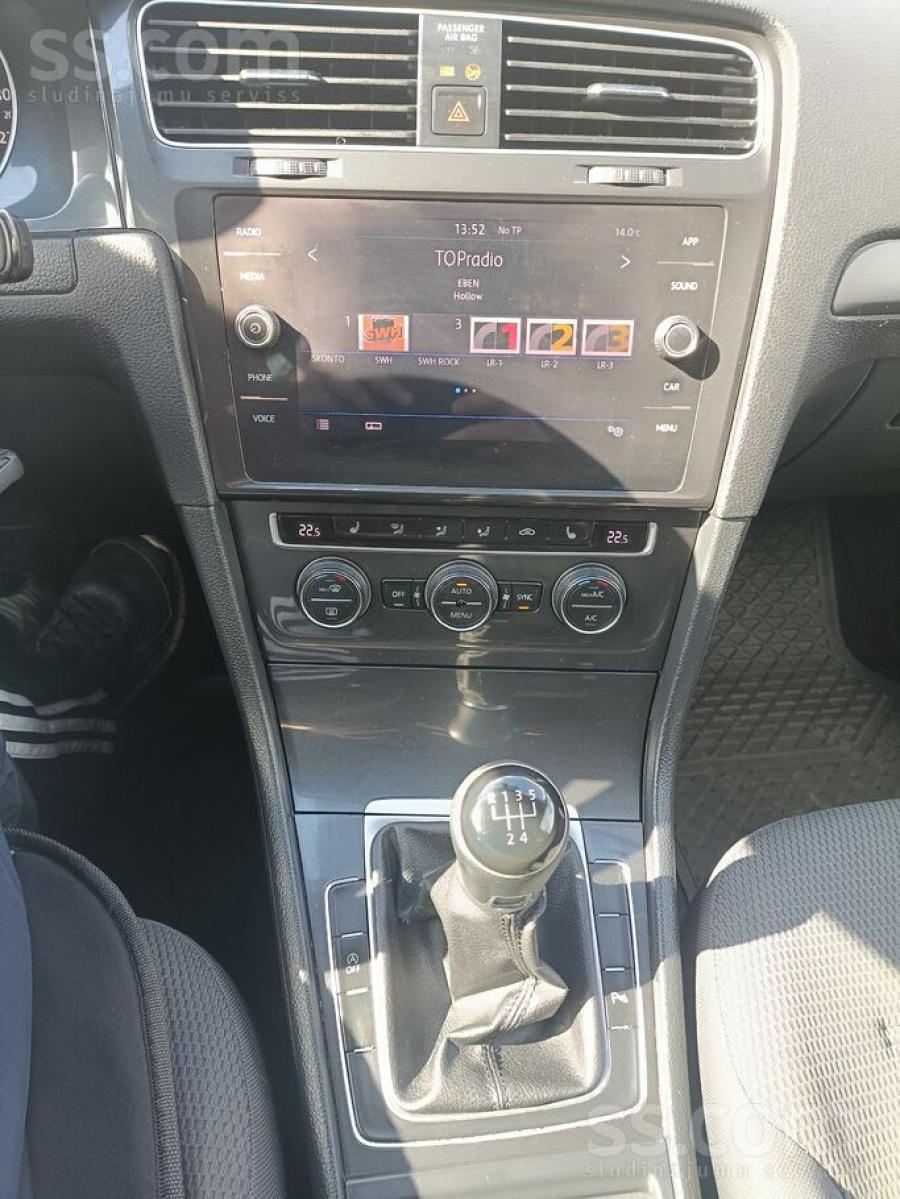 Pelēks Volkswagen Golf 2019 Daugavpils, ar dzinēja tilpumu 1.60 L un nobraukumu 239 tūkst. km par 8850 €, foto 7 vietnē AUTOMOTO.COM.LV