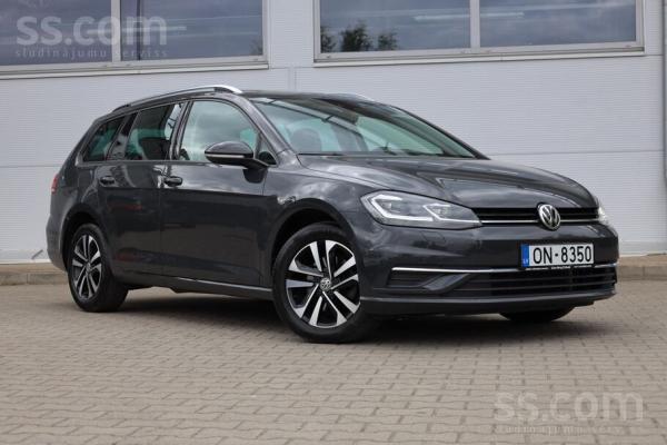 Grey Volkswagen Golf 2019 in Riga, with an engine capacity of 2.00 L and mileage of 0 thousand km for 10995 €, photo 4 on AUTOMOTO.COM.LV