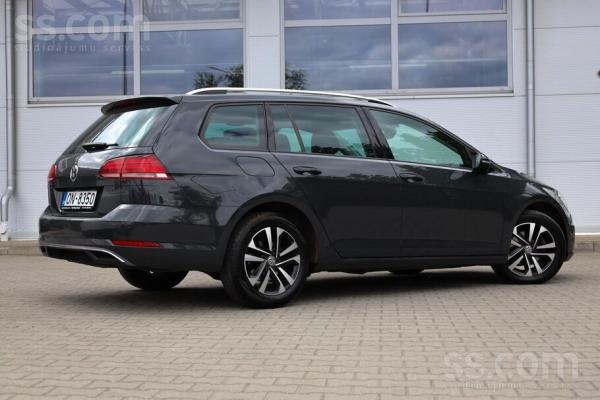 Grey Volkswagen Golf 2019 in Riga, with an engine capacity of 2.00 L and mileage of 0 thousand km for 10995 €, photo 7 on AUTOMOTO.COM.LV