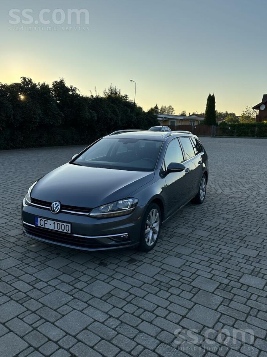 Grey Volkswagen Golf 2019 in Riga, with an engine capacity of 2.00 L and mileage of 219 thousand km for 12190 €, photo 1 on AUTOMOTO.COM.LV
