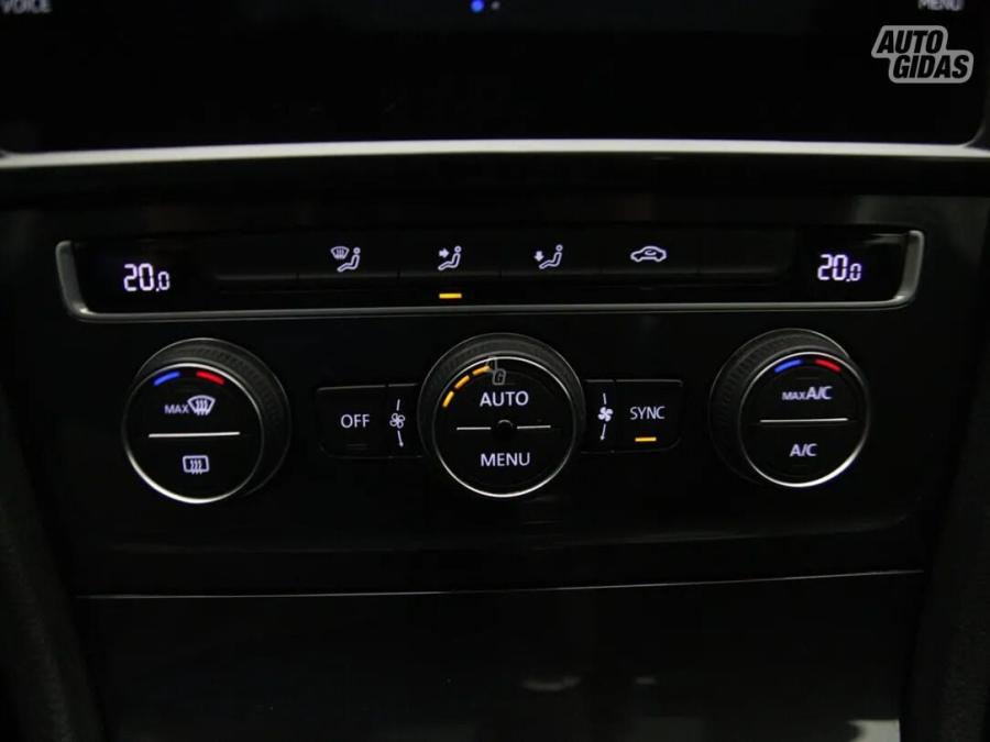 Pelēks Volkswagen Golf 2019 Viļņa, ar dzinēja tilpumu 1.60 L un nobraukumu 125 tūkst. km par 11199 €, foto 21 vietnē AUTOMOTO.COM.LV