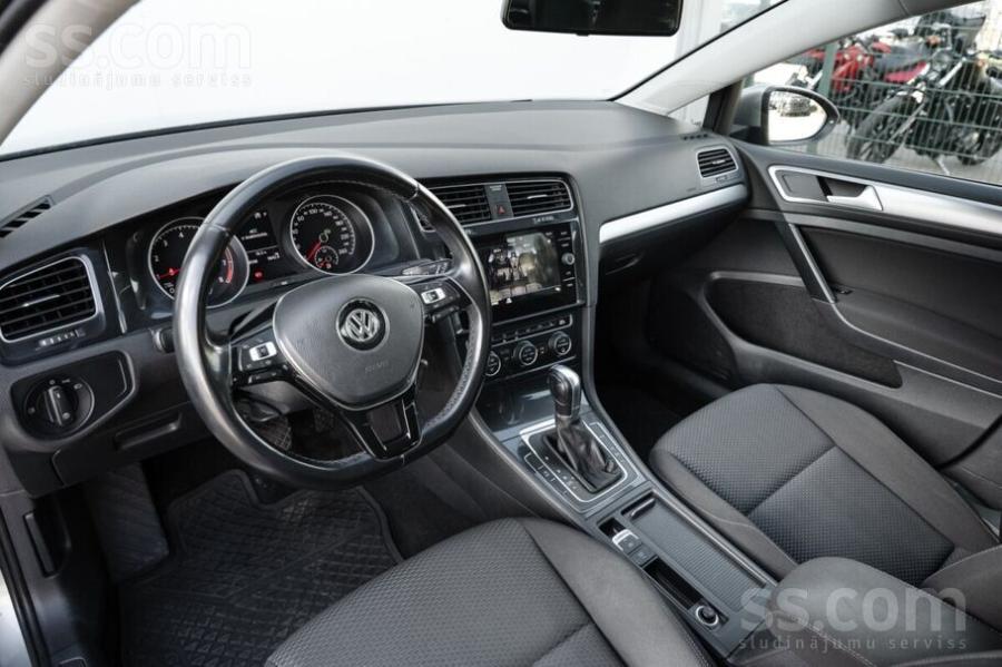 Grey Volkswagen Golf 2019 in Riga, with an engine capacity of 1.50 L and mileage of 153 thousand km for 9850 €, photo 19 on AUTOMOTO.COM.LV