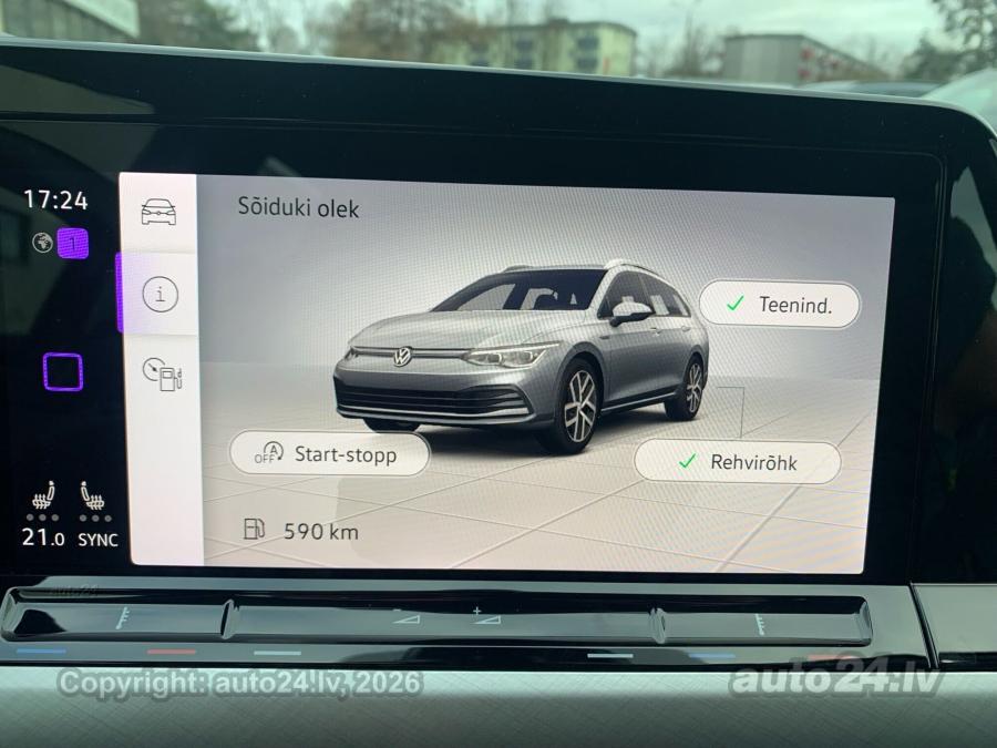 Серый Фольксваген Гольф 2021 в Таллин, объемом двигателя 1.50 л и пробегом 53 тыс. км за 19500 €, фото 21 на AUTOMOTO.COM.LV