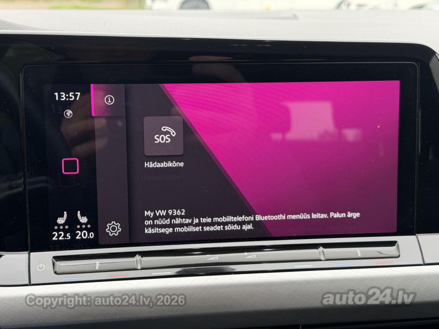 Pelēks Volkswagen Golf 2021 Pērnava, ar dzinēja tilpumu 2.00 L un nobraukumu 85 tūkst. km par 19900 €, foto 10 vietnē AUTOMOTO.COM.LV