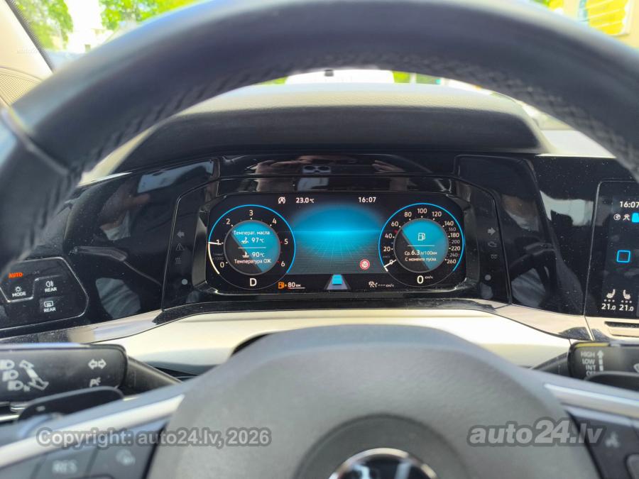 Grey Volkswagen Golf 2021 in Tallinn, with an engine capacity of 2.00 L and mileage of 185 thousand km for 16500 €, photo 12 on AUTOMOTO.COM.LV