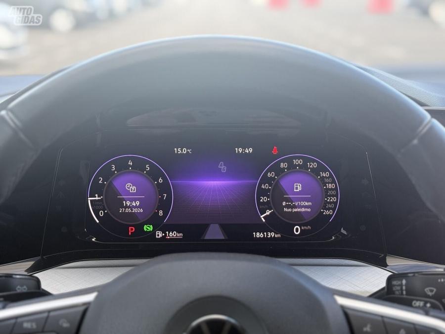Grey Volkswagen Golf 2022 in Vilnius, with an engine capacity of 1.50 L and mileage of 186 thousand km for 14600 €, photo 31 on AUTOMOTO.COM.LV