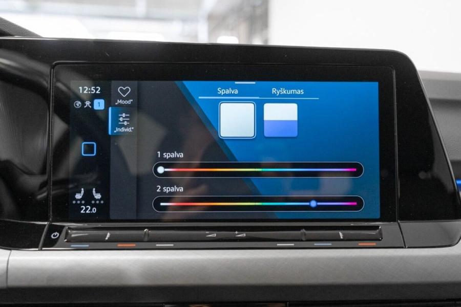 Pelēks Volkswagen Golf 2022 Viļņa, ar dzinēja tilpumu 2.00 L un nobraukumu 195 tūkst. km par 14900 €, foto 22 vietnē AUTOMOTO.COM.LV