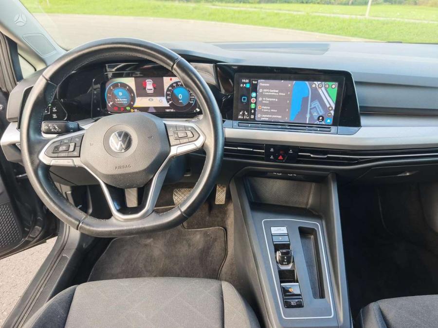 Grey Volkswagen Golf 2022 in Vilnius, with an engine capacity of 1.97 L and mileage of 178 thousand km for 15000 €, photo 14 on AUTOMOTO.COM.LV