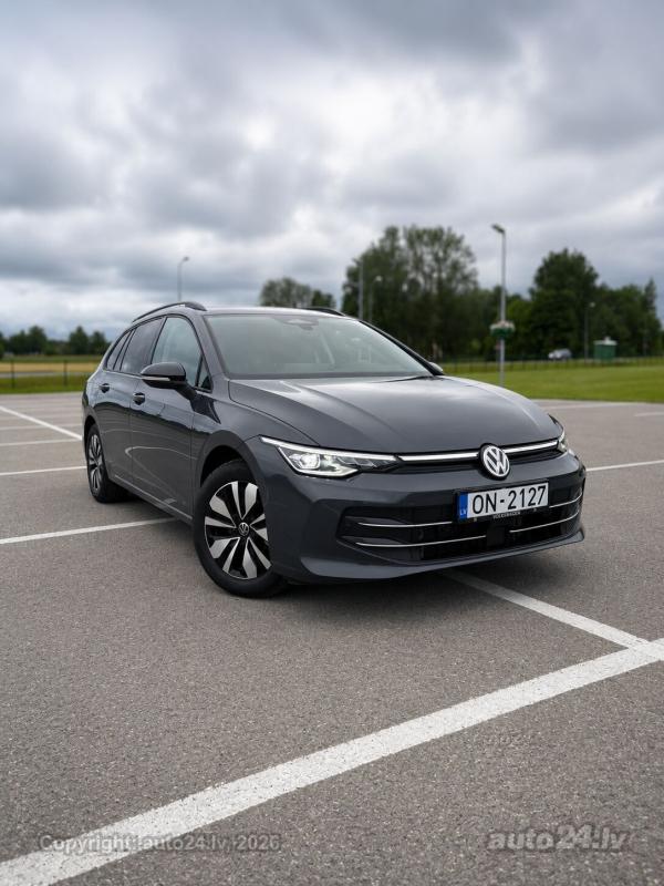Grey Volkswagen Golf 2025 in Riga, with an engine capacity of 1.50 L and mileage of 7 thousand km for 27000 €, photo 1 on AUTOMOTO.COM.LV