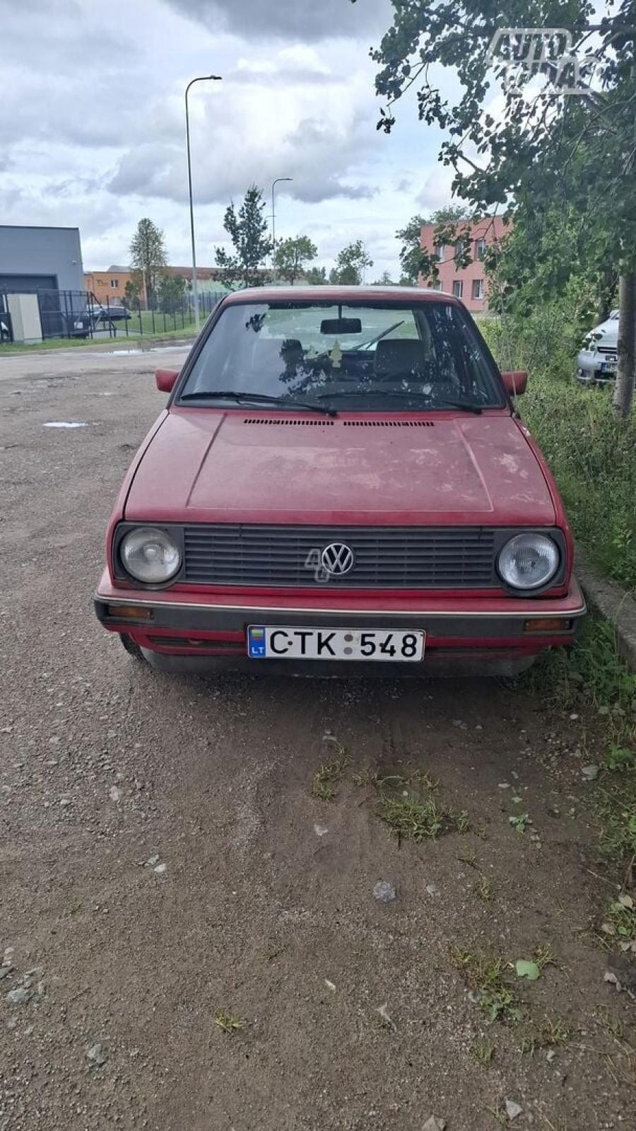 Volkswagen Golf 1987 Telšiai, ar dzinēja tilpumu 1.60 L un nobraukumu 22 tūkst. km par 350 €, foto 3 vietnē AUTOMOTO.COM.LV