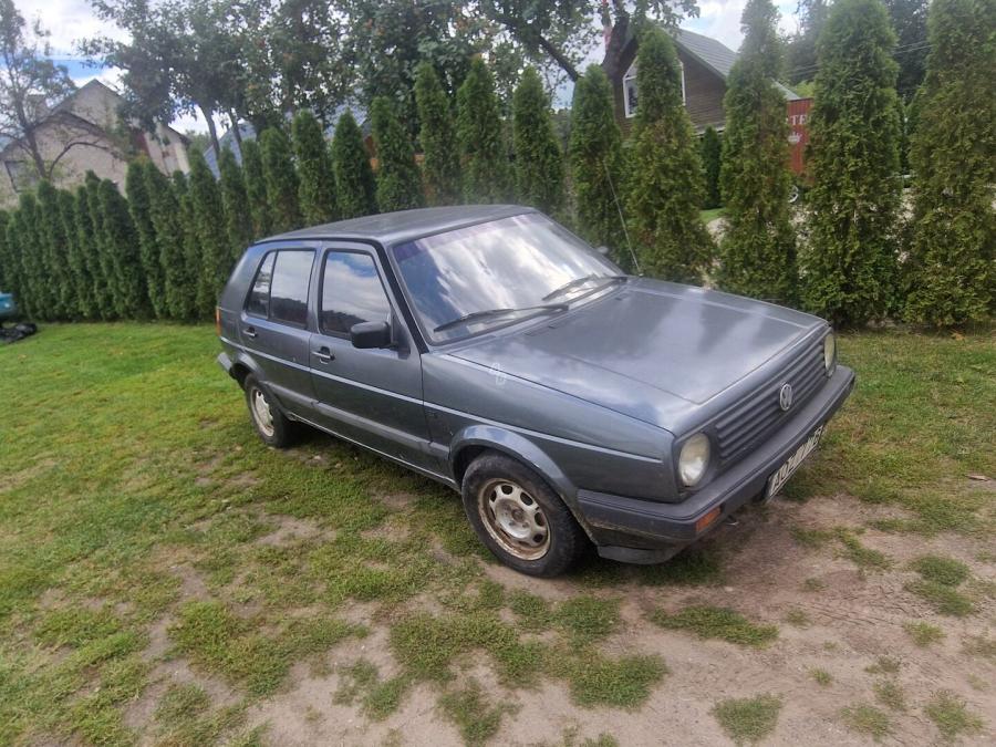 Фольксваген Гольф 1989 в Аникщяй, объемом двигателя 1.60 л и пробегом 255 тыс. км за 390 €, фото 1 на AUTOMOTO.COM.LV
