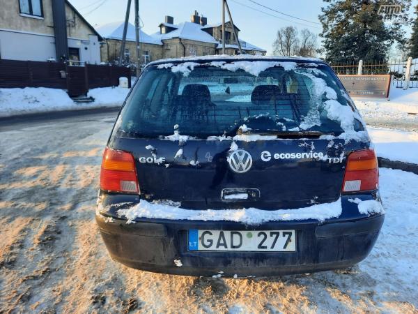 Volkswagen Golf 1999 Viļņa, ar dzinēja tilpumu 1.90 L un nobraukumu 289 tūkst. km par 360 €, foto 6 vietnē AUTOMOTO.COM.LV