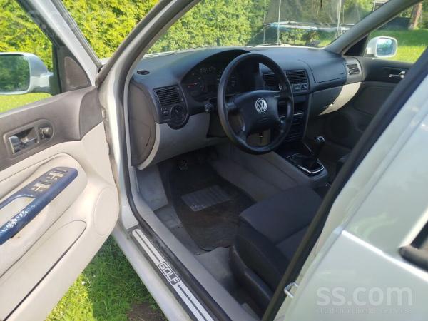 Volkswagen Golf 2000 in Jelgava, with an engine capacity of 1.90 L and mileage of 443 thousand km for 1000 €, photo 6 on AUTOMOTO.COM.LV