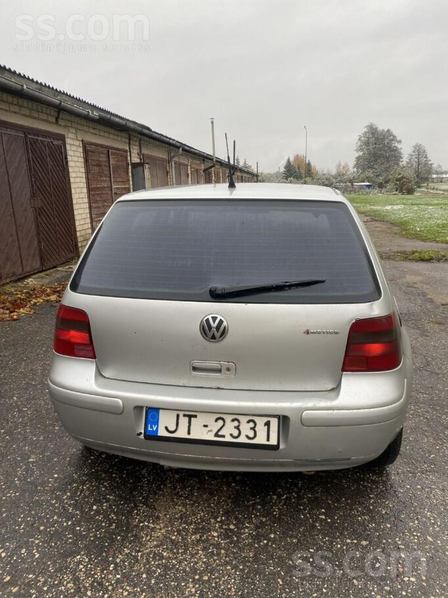 Volkswagen Golf 2001 in Dobele, with an engine capacity of 1.90 L and mileage of 300 thousand km for 1100 €, photo 2 on AUTOMOTO.COM.LV