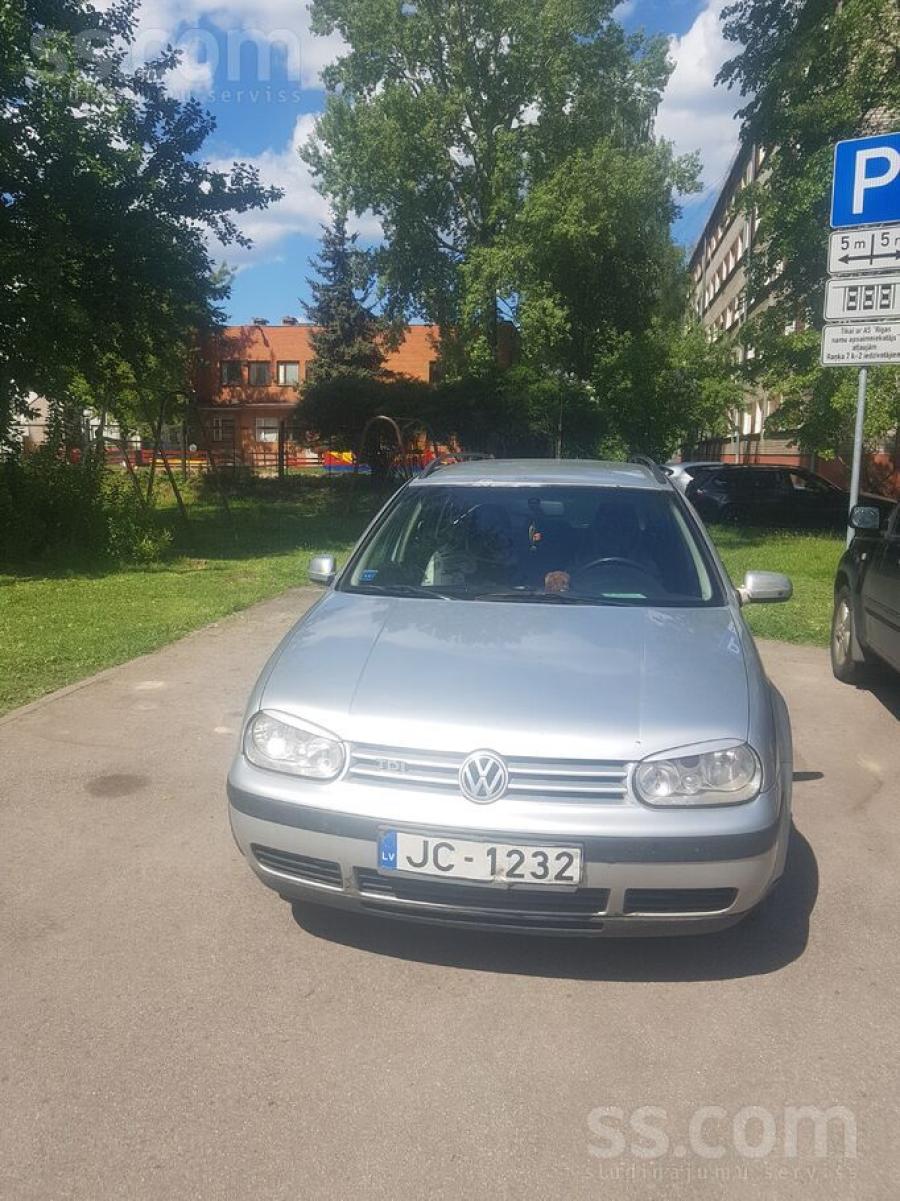 Volkswagen Golf 2001 Rīga, ar dzinēja tilpumu 1.90 L un nobraukumu 341 tūkst. km par 550 €, foto 2 vietnē AUTOMOTO.COM.LV