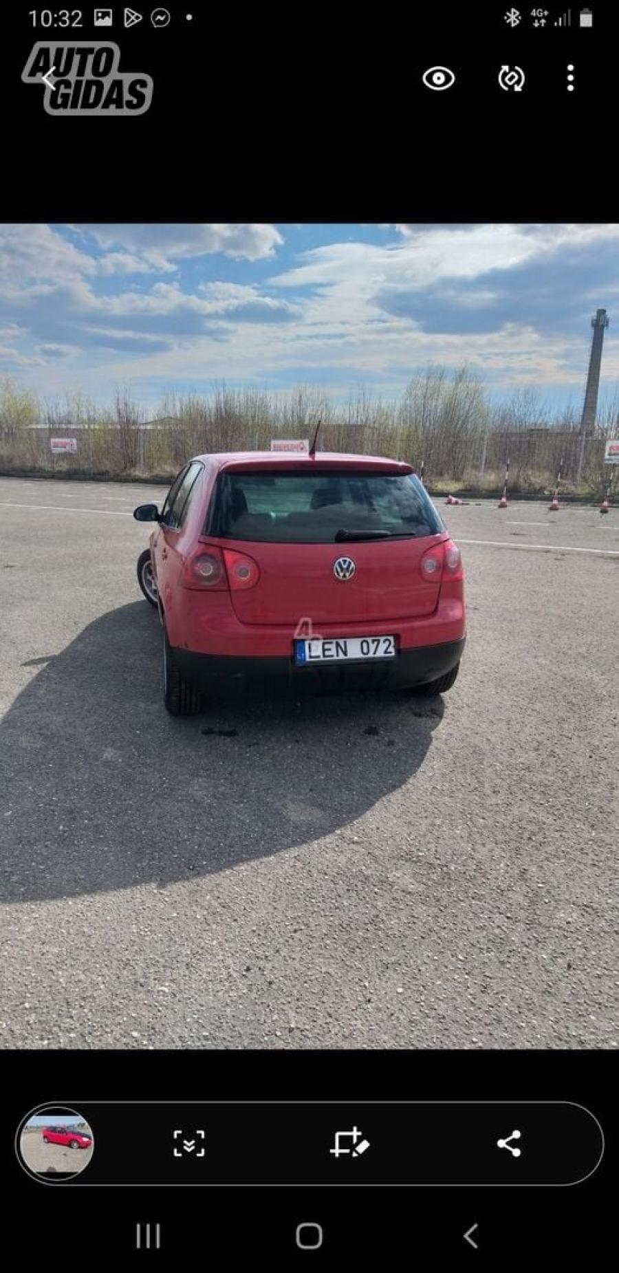 Volkswagen Golf 2006 Viļņa, ar dzinēja tilpumu 2.00 L un nobraukumu 265 tūkst. km par 1450 €, foto 3 vietnē AUTOMOTO.COM.LV