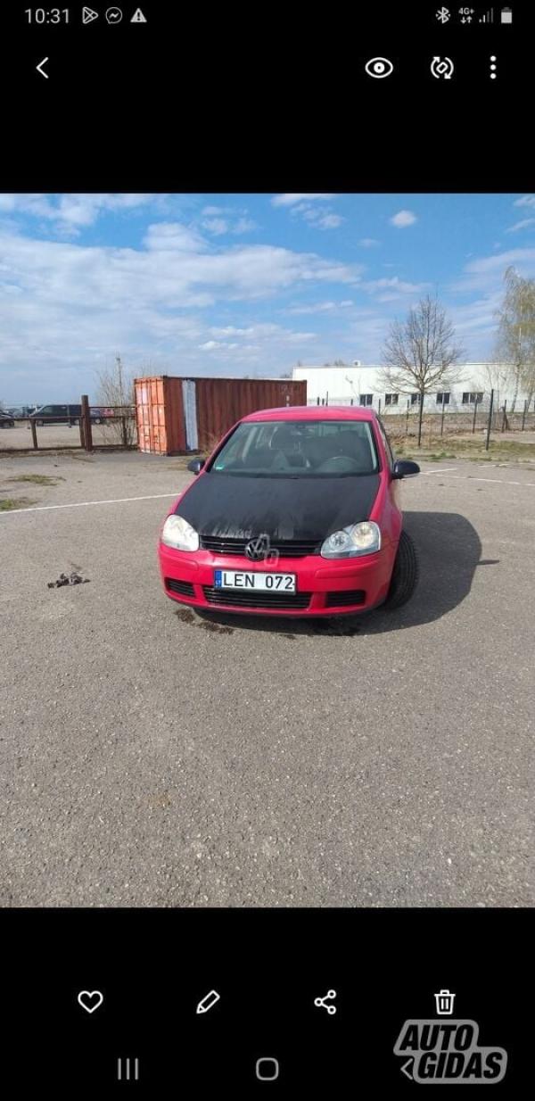Volkswagen Golf 2006 Viļņa, ar dzinēja tilpumu 2.00 L un nobraukumu 265 tūkst. km par 1450 €, foto 6 vietnē AUTOMOTO.COM.LV