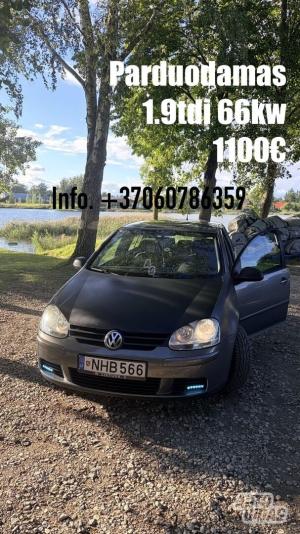 Фольксваген Гольф 2006 в Шяуляй, объемом двигателя 1.90 л и пробегом 338 тыс. км за 1100 €, фото  на AUTOMOTO.COM.LV