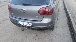 Volkswagen Golf 2007 in Prienai, with an engine capacity of 2.00 L and mileage of 300 thousand km for 2350 €, photo 17 on AUTOMOTO.COM.LV