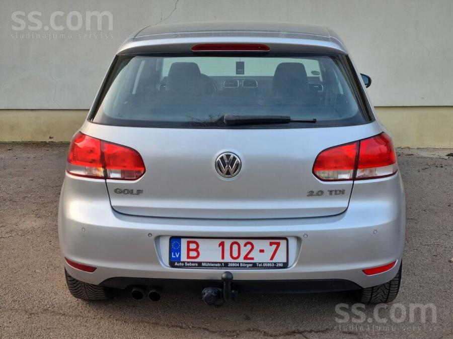 Volkswagen Golf 2008 in Ogre, with an engine capacity of 2.00 L and mileage of 224 thousand km for 4950 €, photo 8 on AUTOMOTO.COM.LV