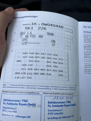 Volkswagen Golf 2012 in Vilnius, with an engine capacity of 1.60 L and mileage of 152 thousand km for 5200 €, photo 22 on AUTOMOTO.COM.LV
