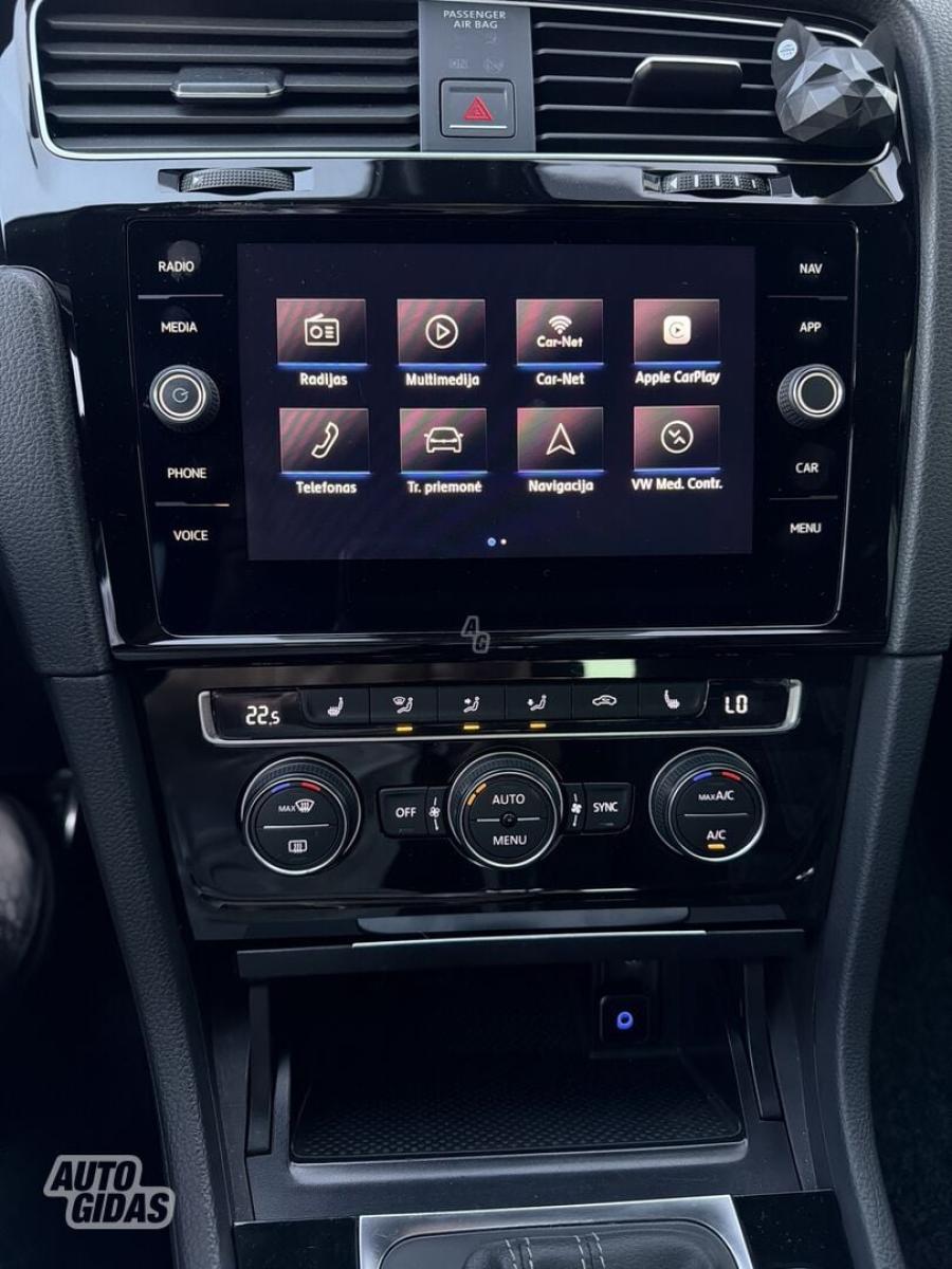 Volkswagen Golf 2018 in Vilnius, with an engine capacity of 2.00 L and mileage of 126 thousand km for 15999 €, photo 23 on AUTOMOTO.COM.LV