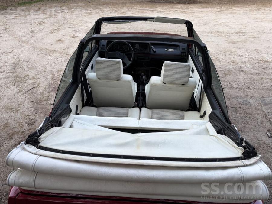 Красный Фольксваген Golf 1 1981 в Рига, объемом двигателя 1.60 л и пробегом 222 тыс. км за 4188 €, фото 6 на AUTOMOTO.COM.LV