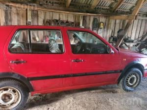 Красный Фольксваген Golf 1 1992 в Мадона, объемом двигателя 1.40 л и пробегом 0 тыс. км за 420 €, фото  на AUTOMOTO.COM.LV