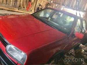 Красный Фольксваген Golf 1 1992 в Мадона, объемом двигателя 1.40 л и пробегом 0 тыс. км за 420 €, фото 3 на AUTOMOTO.COM.LV