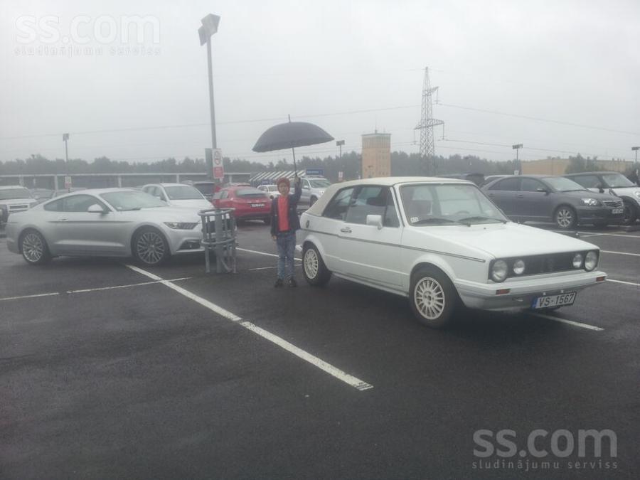Белый Фольксваген Golf 1 1983 в Рига, объемом двигателя 1.80 л и пробегом 210 тыс. км за 6500 €, фото 3 на AUTOMOTO.COM.LV