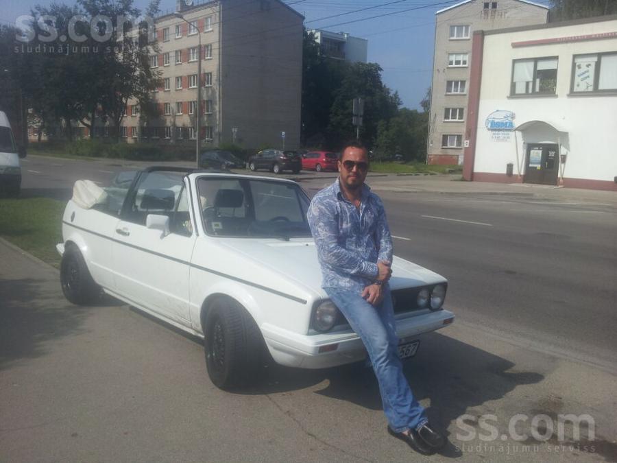 Белый Фольксваген Golf 1 1983 в Рига, объемом двигателя 1.80 л и пробегом 210 тыс. км за 6500 €, фото 4 на AUTOMOTO.COM.LV