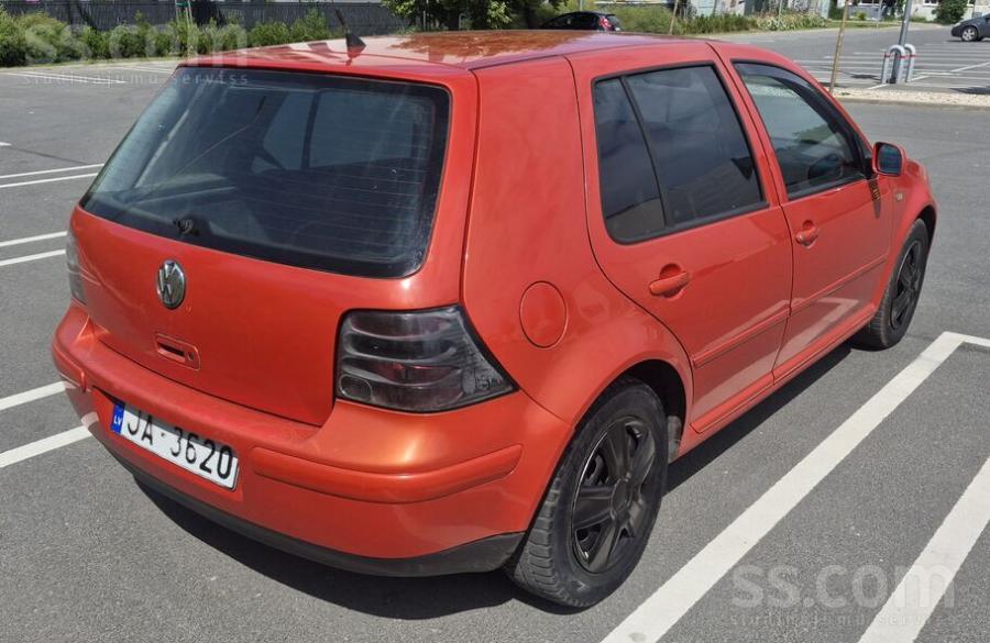 Oranžs Volkswagen Golf 1998 Rīga, ar dzinēja tilpumu 1.90 L un nobraukumu 365 tūkst. km par 850 €, foto 5 vietnē AUTOMOTO.COM.LV