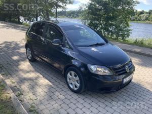 Black Volkswagen Golf Plus 2005 in Ludza, with an engine capacity of 1.90 L and mileage of 313 thousand km for 2700 €, photo  on AUTOMOTO.COM.LV