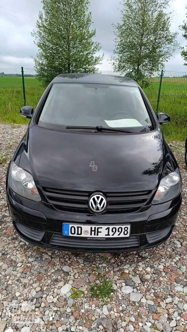 Black Volkswagen Golf Plus 2006 in Silale, with an engine capacity of 1.90 L and mileage of 265 thousand km for 2600 €, photo 1 on AUTOMOTO.COM.LV