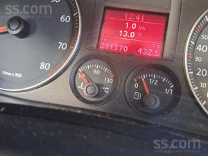 Black Volkswagen Golf Plus 2006 in Riga, with an engine capacity of 1.60 L and mileage of 211 thousand km for 1600 €, photo 10 on AUTOMOTO.COM.LV
