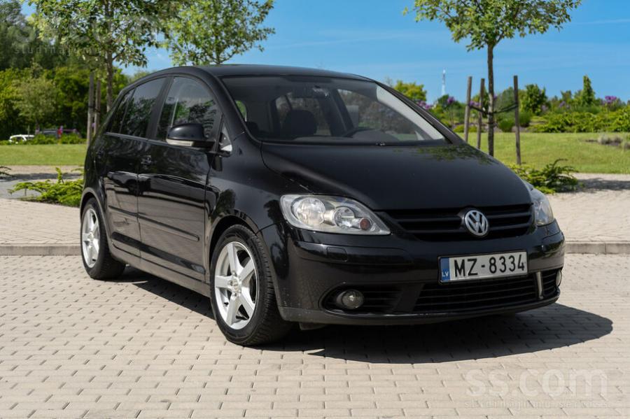 Black Volkswagen Golf Plus 2007 in Jelgava, with an engine capacity of 1.40 L and mileage of 280 thousand km for 1990 €, photo 1 on AUTOMOTO.COM.LV